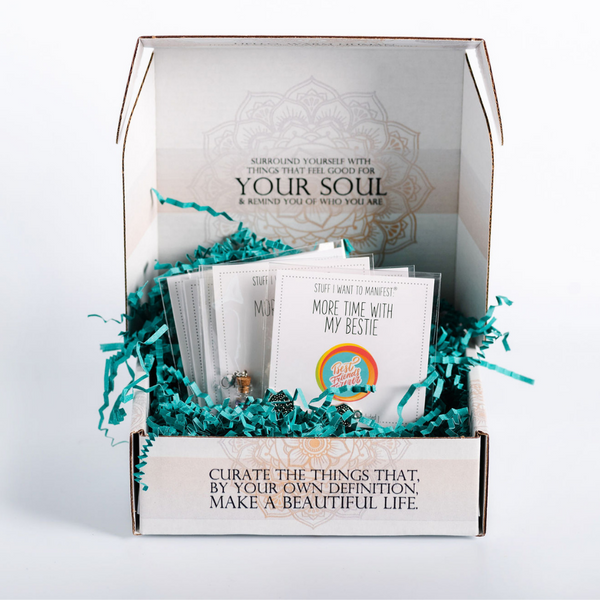 MINI CARD - Build A Manifest Box For Your Bestie - Warm Human 800-880-9138