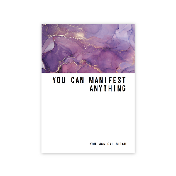 You Can Manifest Anything Magnet - Warm Human 800-880-9138