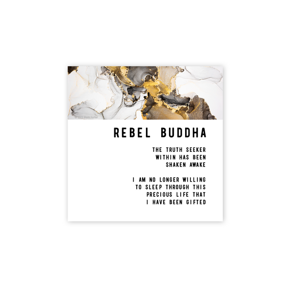 Rebel Buddha Magnet - Warm Human 800-880-9138
