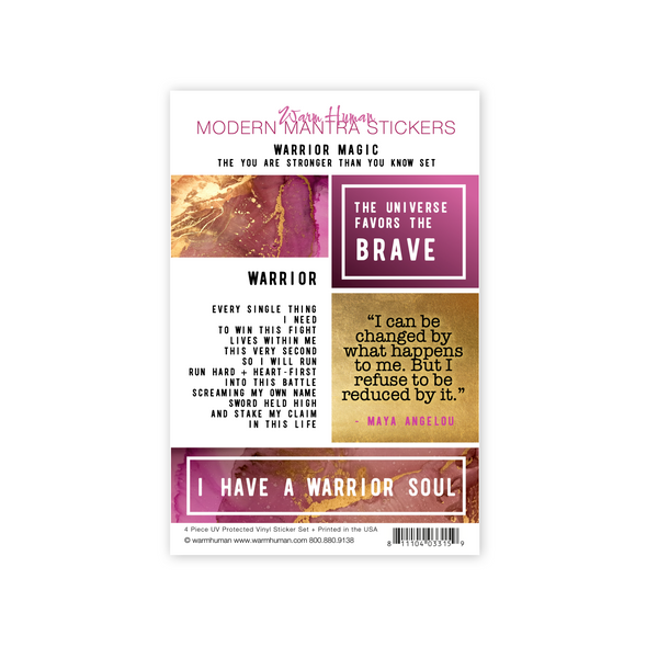 Stickers - Warm Human 800-880-9138